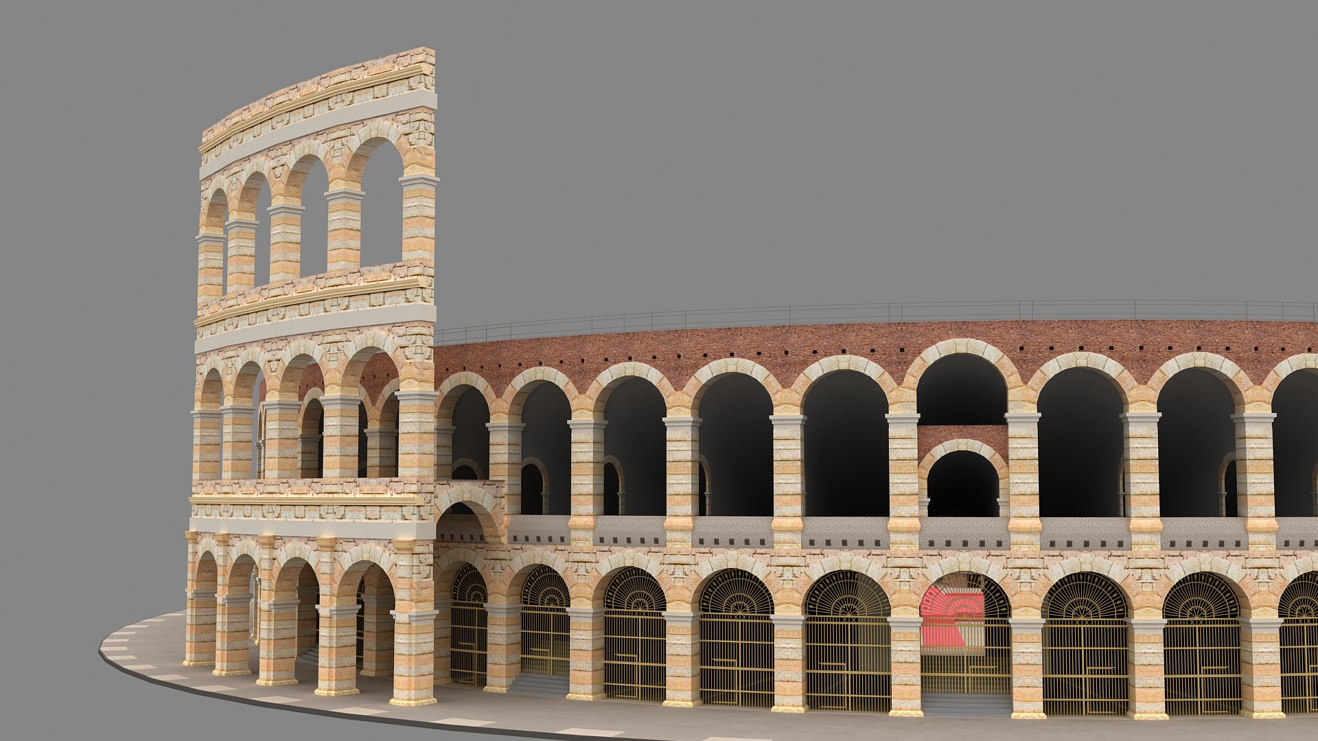 3D Model Verona Arena Roman Amphitheatre Italy 3d Model - TurboSquid ...