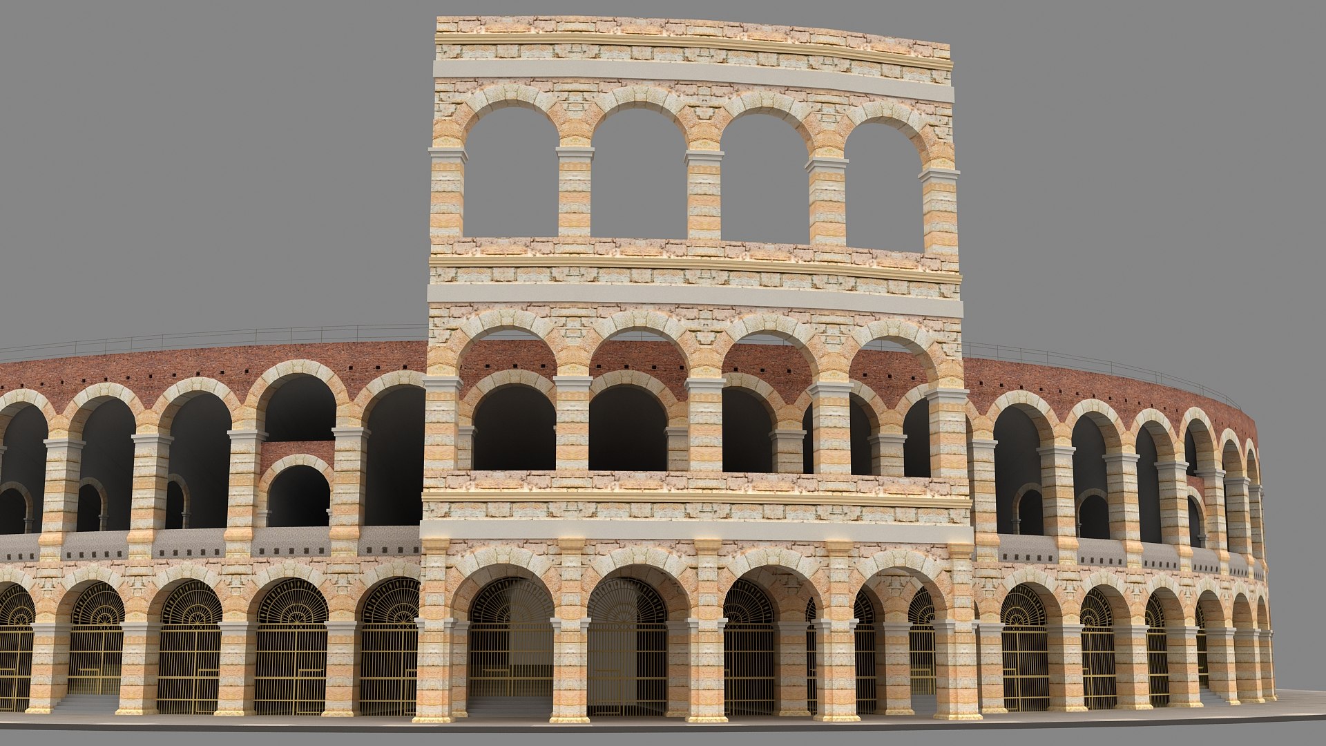 3D Model Verona Arena Roman Amphitheatre Italy 3d Model - TurboSquid ...