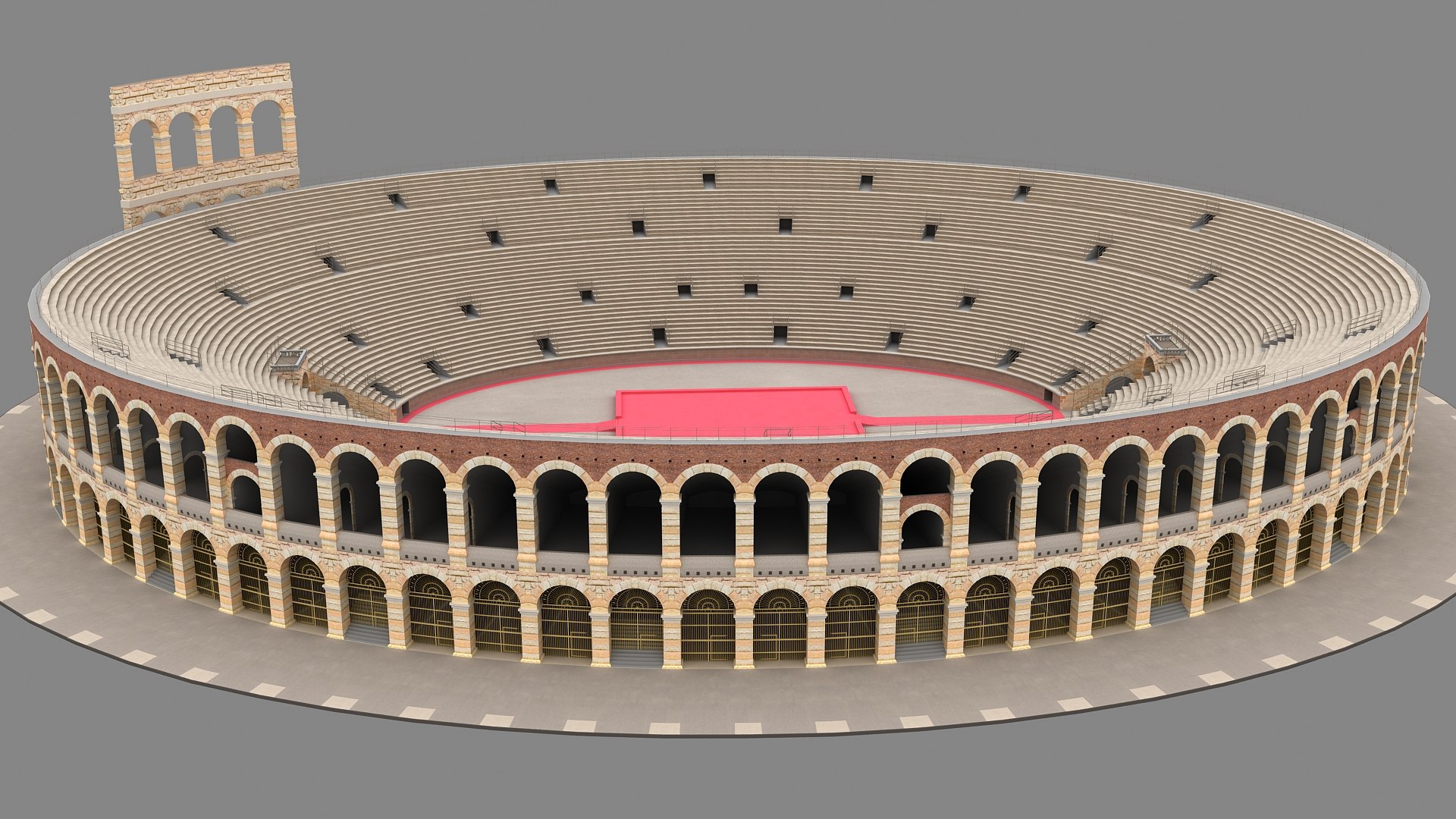 3D Model Verona Arena Roman Amphitheatre Italy 3d Model - TurboSquid ...