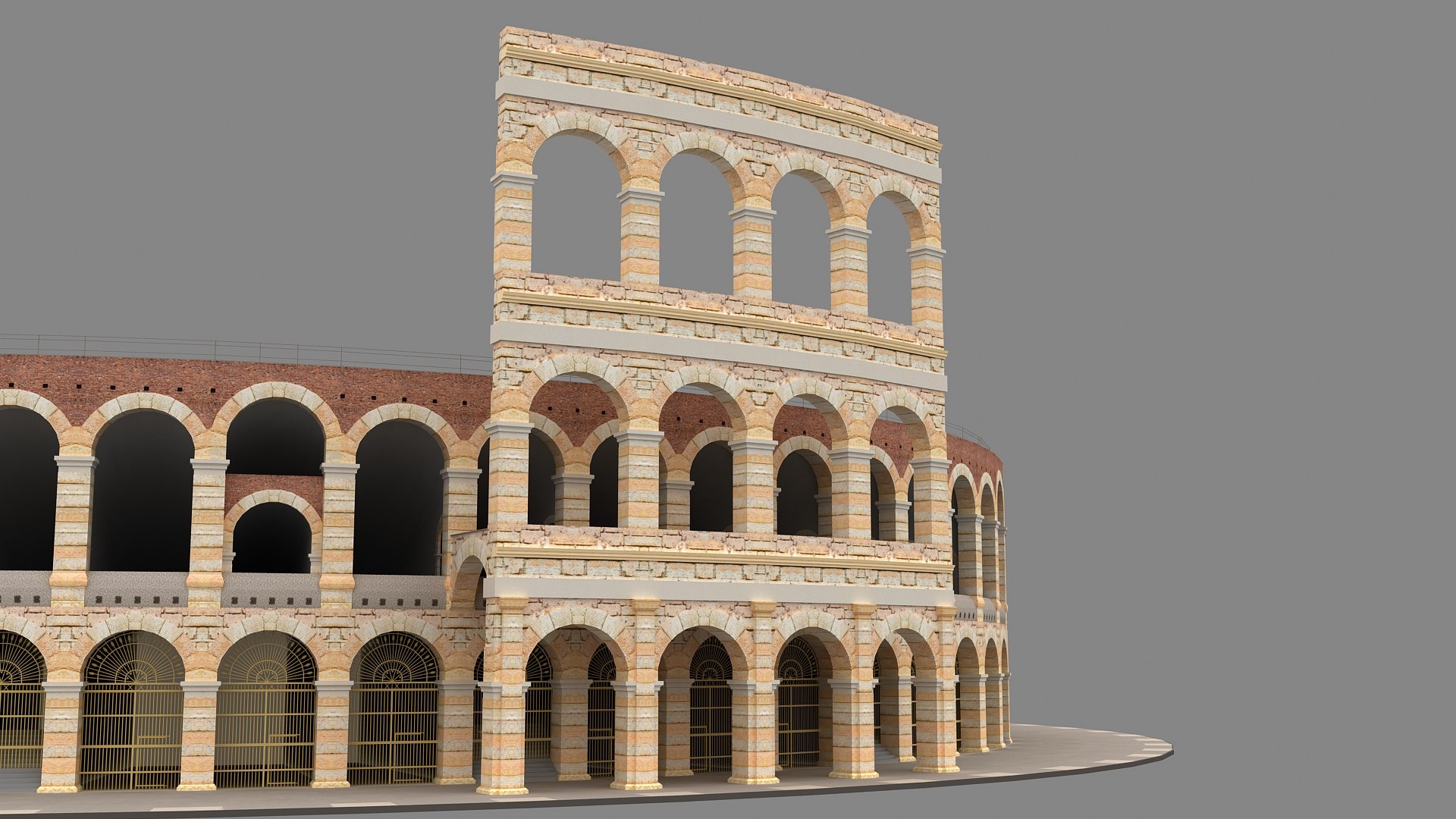 3D Model Verona Arena Roman Amphitheatre Italy 3d Model - TurboSquid ...