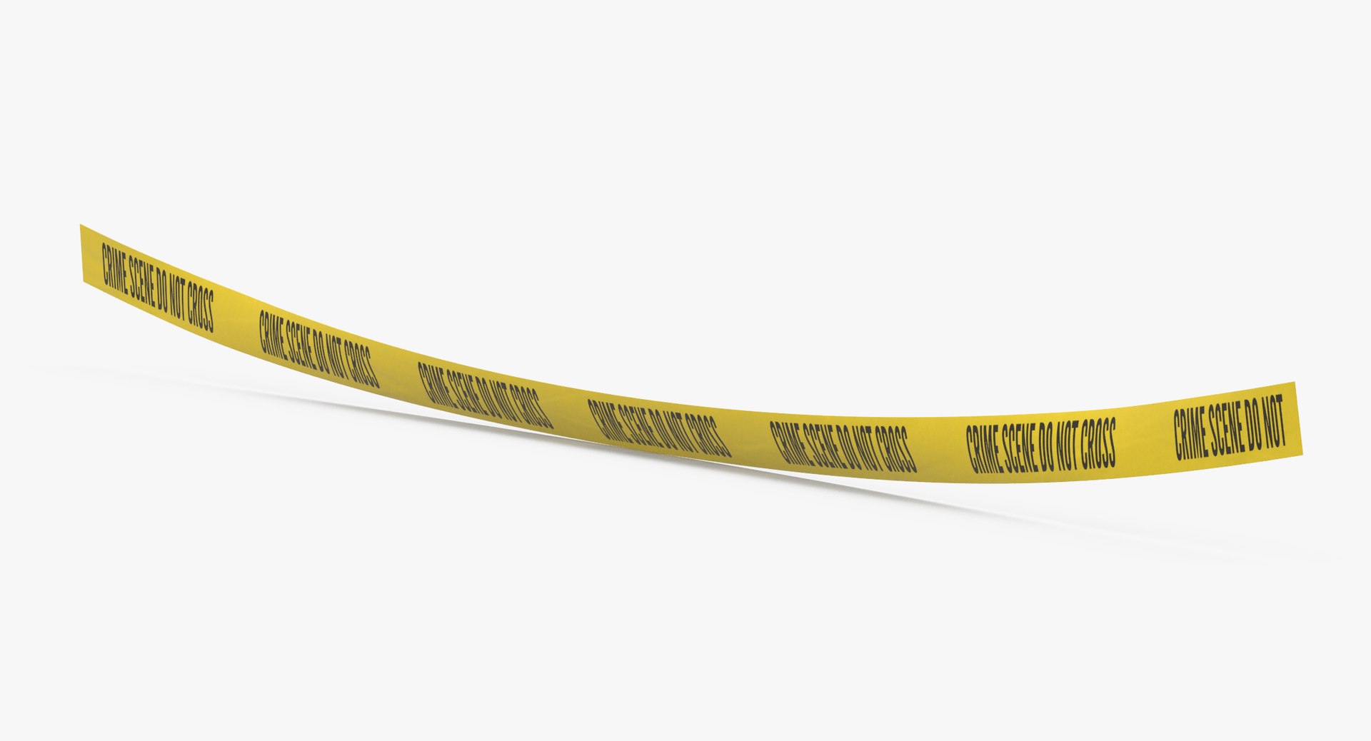 3D Model Crime Scene Tape 02 - TurboSquid 1149288