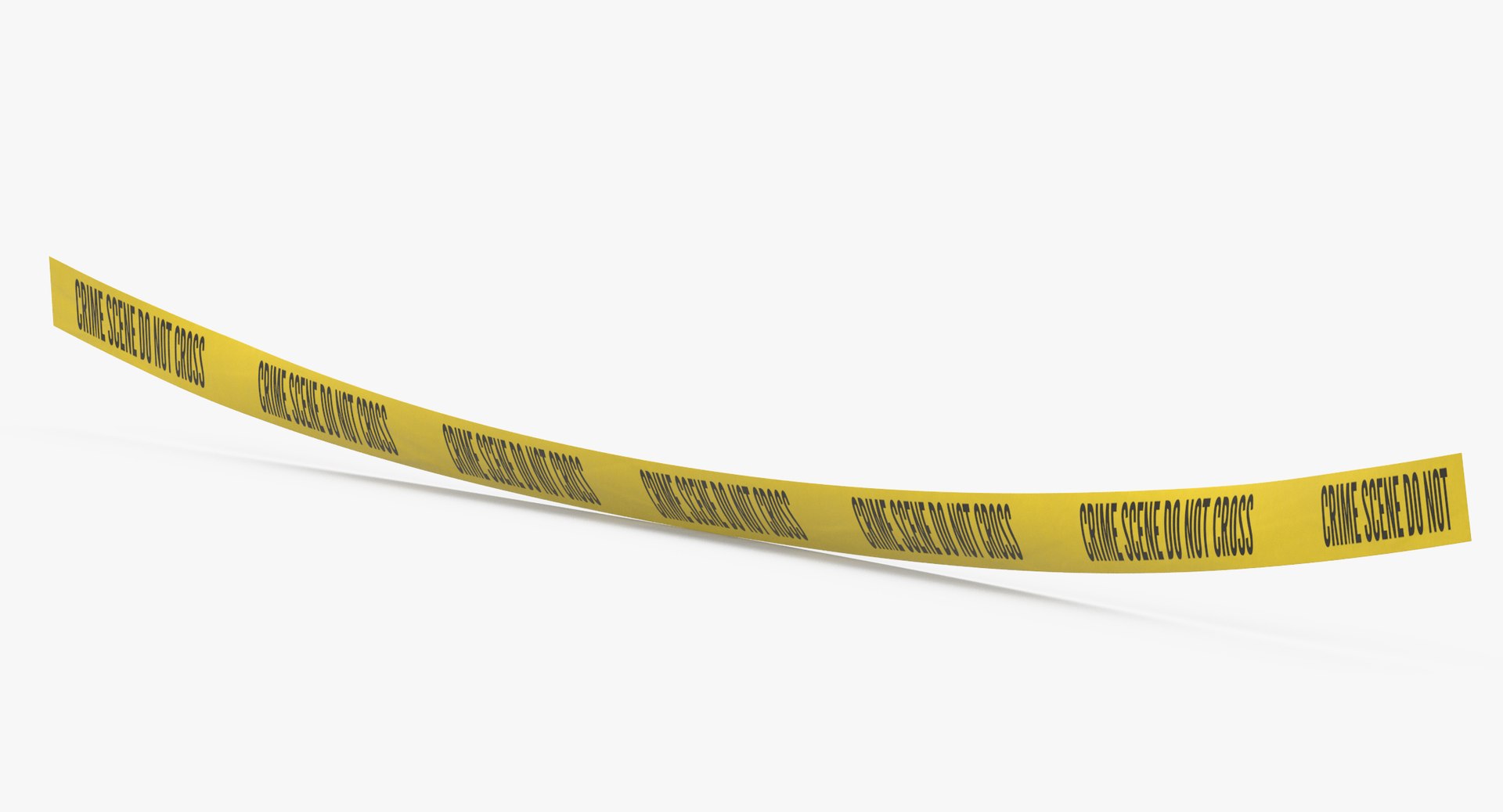 3D Model Crime Scene Tape 02 - TurboSquid 1149288