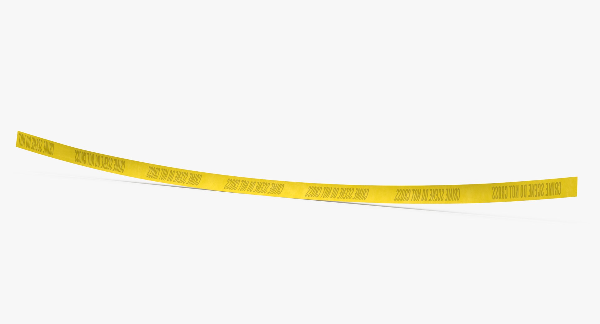 3D Model Crime Scene Tape 02 - TurboSquid 1149288