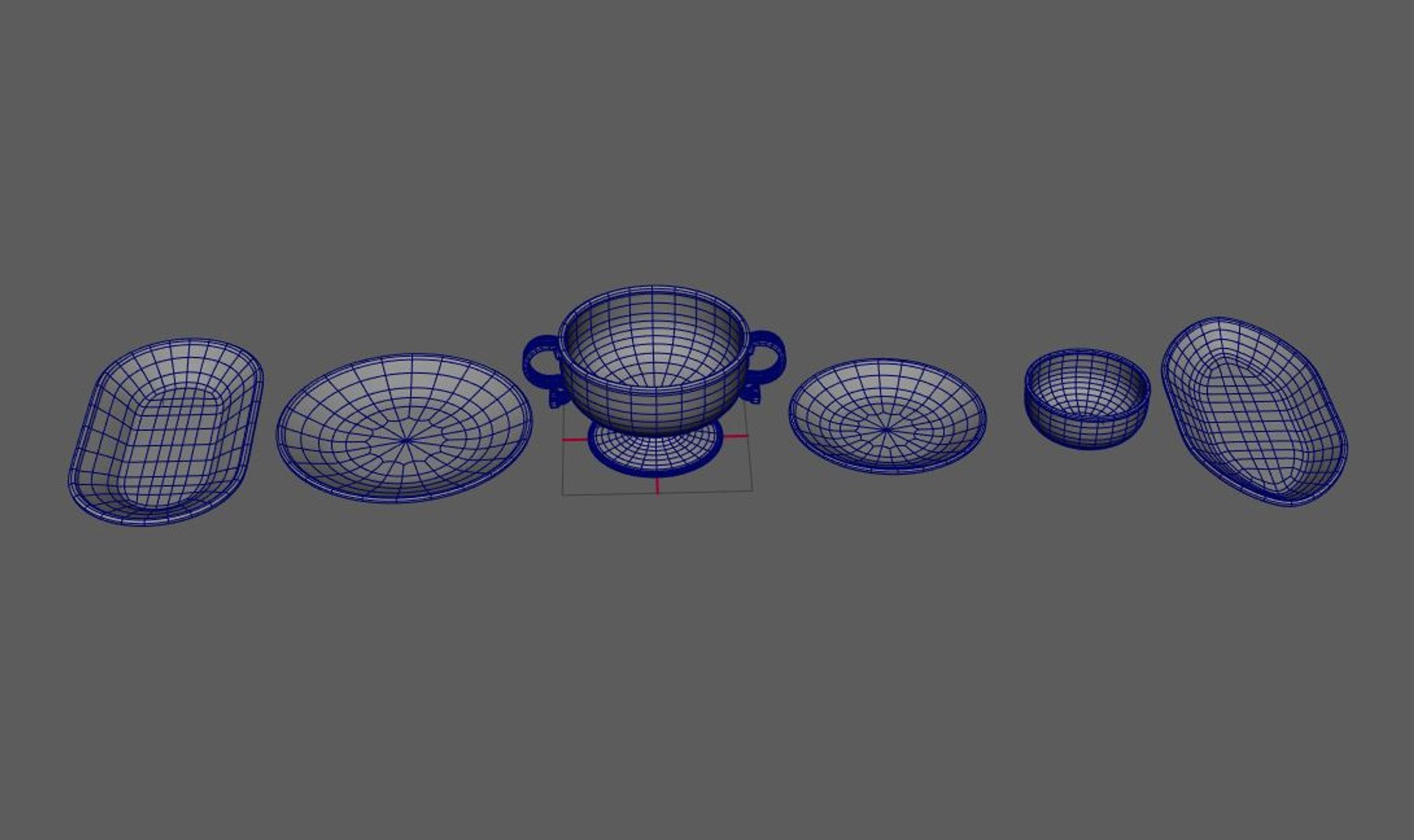 6 Plate - Model - TurboSquid 1415870