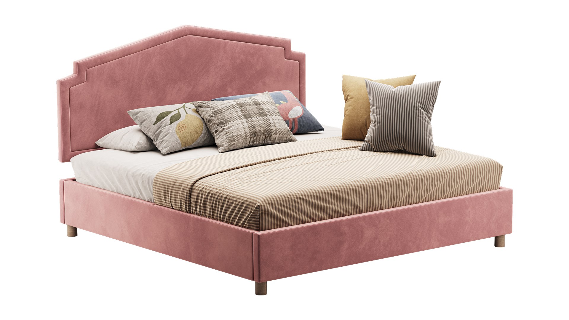 KIDS BED Pink Nina 3D Model - TurboSquid 2421603