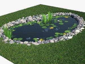 3D Pond Models - Browse & Download Formats - TurboSquid