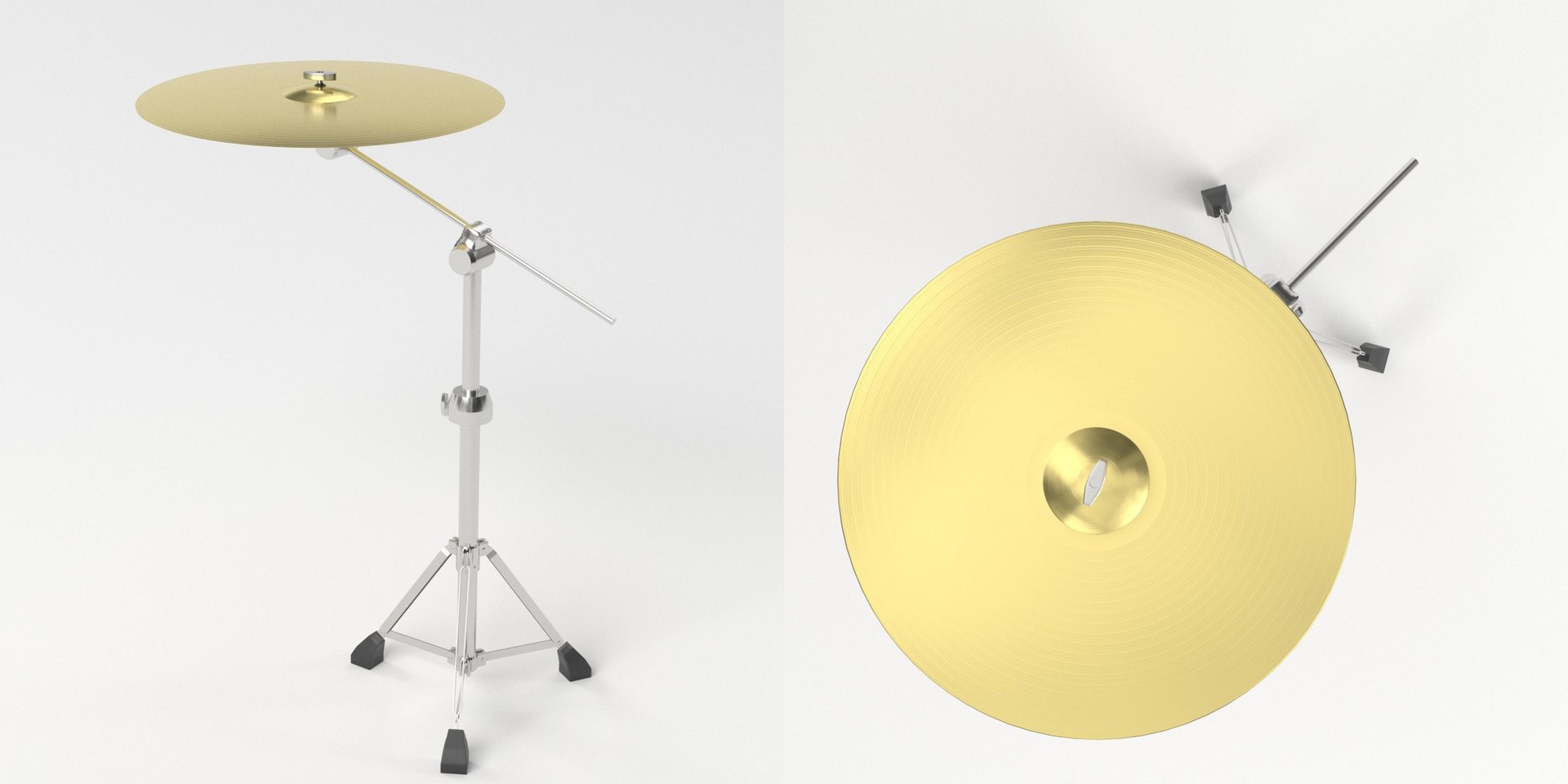 Ride Cymbal 3D Model - TurboSquid 2026193
