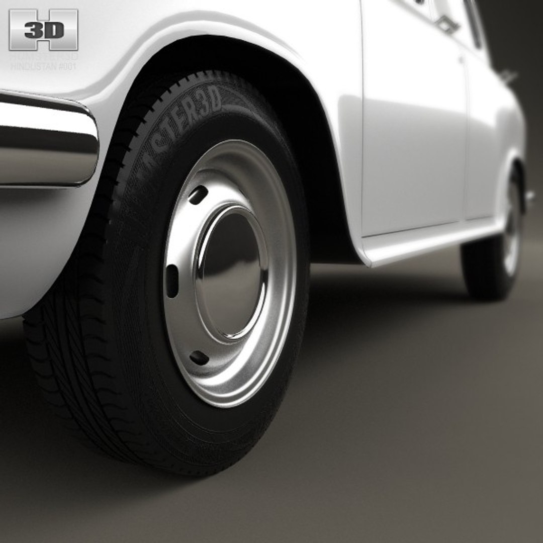 3d Max Hindustan Ambassador Classic