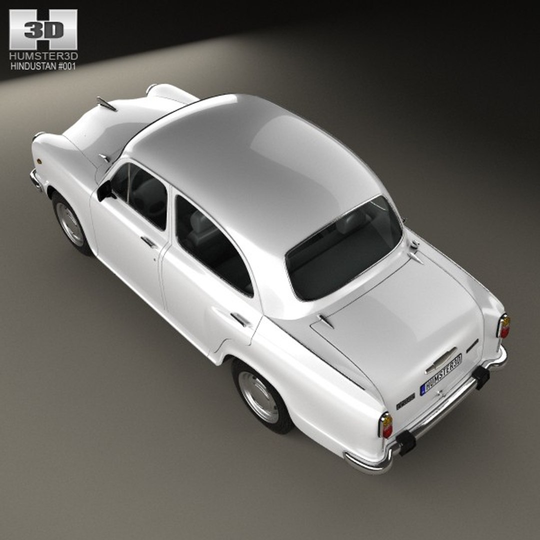 3d Max Hindustan Ambassador Classic