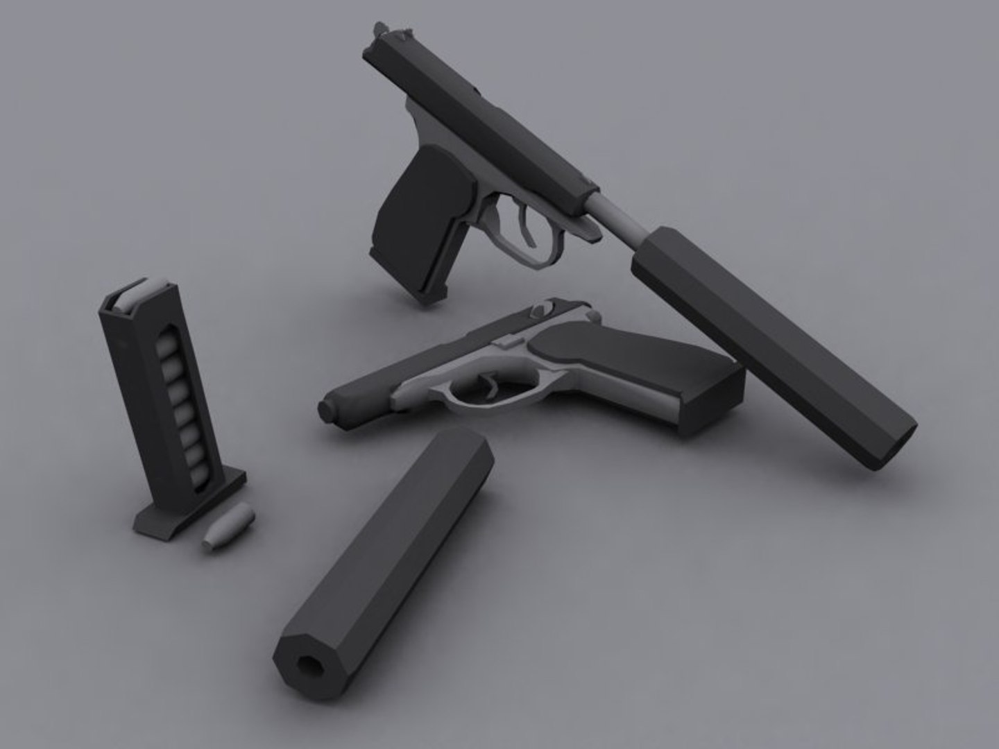 Makarov 3d Model