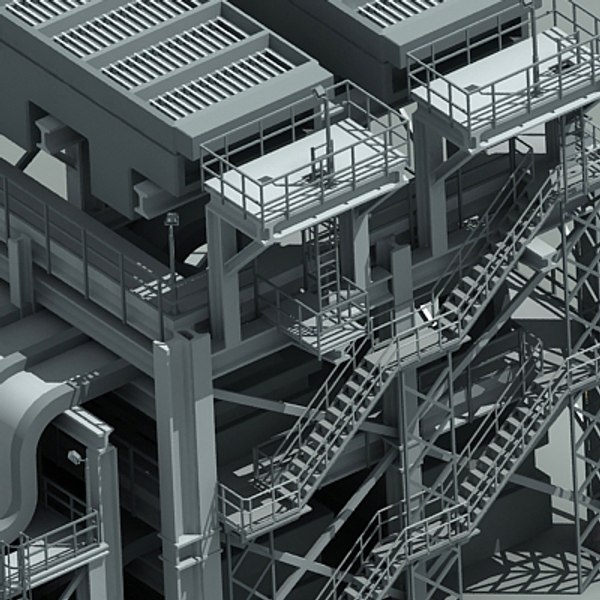 Refinery 3D Models for Download | TurboSquid