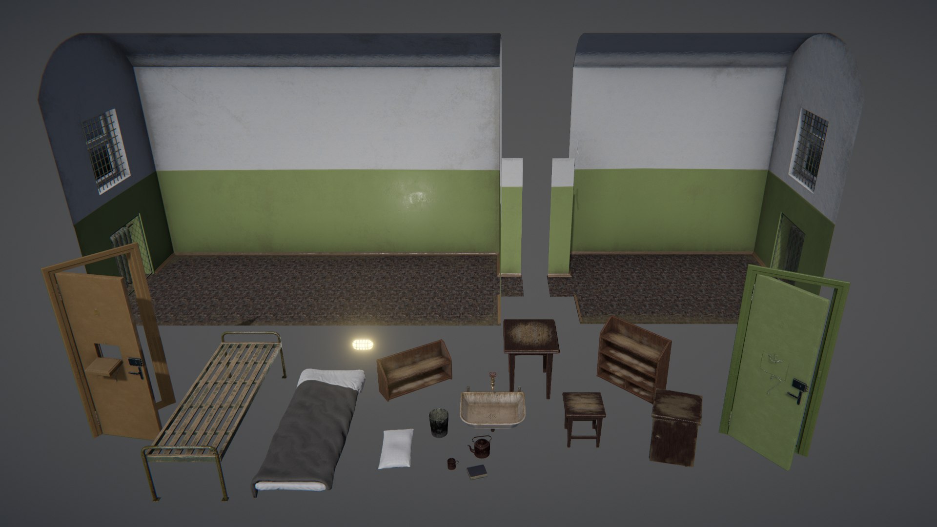 Soviet Prison Cells 3D - TurboSquid 2038159