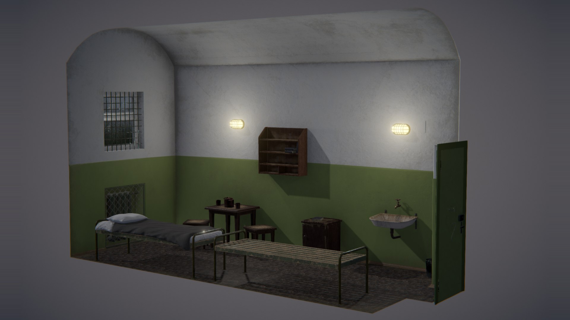 Soviet Prison Cells 3D - TurboSquid 2038159