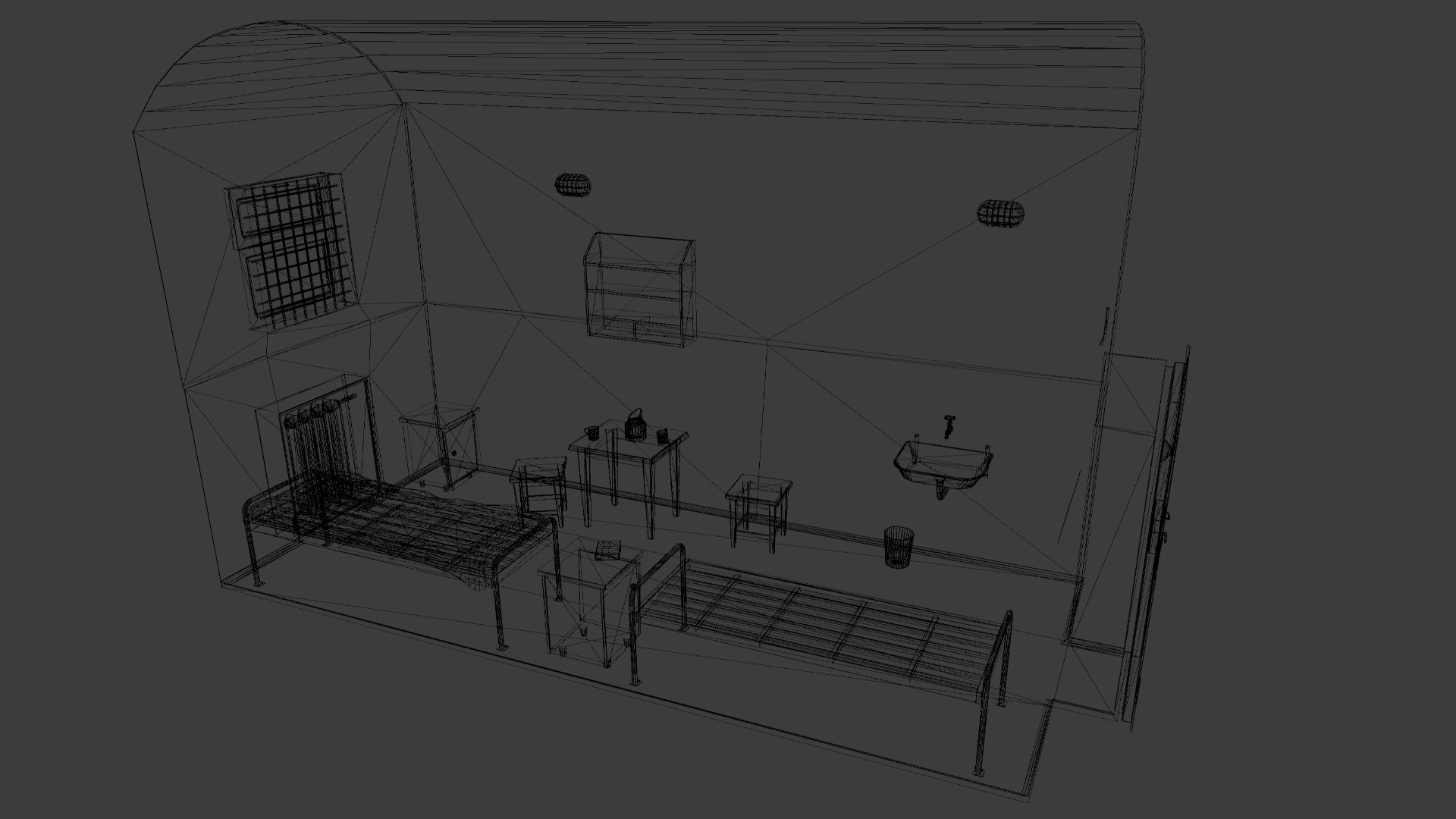 Soviet Prison Cells 3D - TurboSquid 2038159