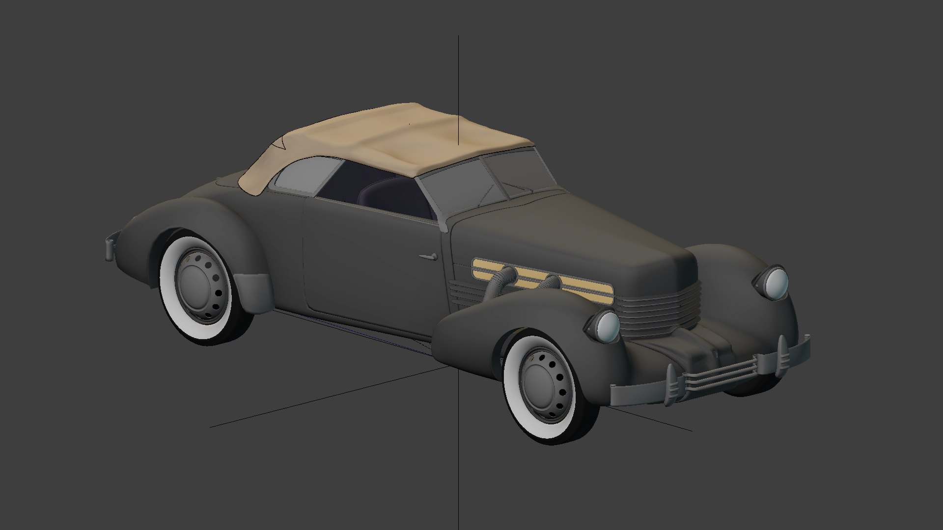 3D 1937 Cord 812 Phaeton Model - TurboSquid 1285240