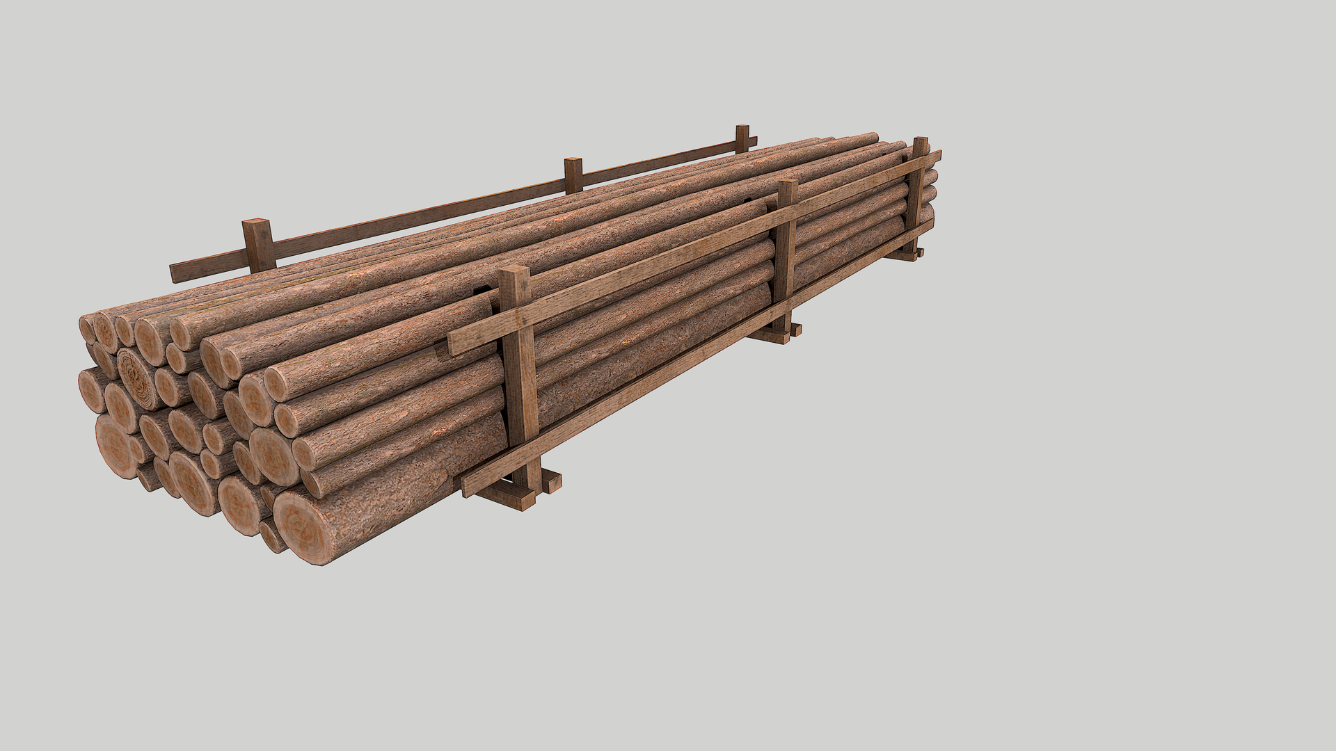 3D Model Wood Logs V2 With PBR 4K 8K - TurboSquid 1730805