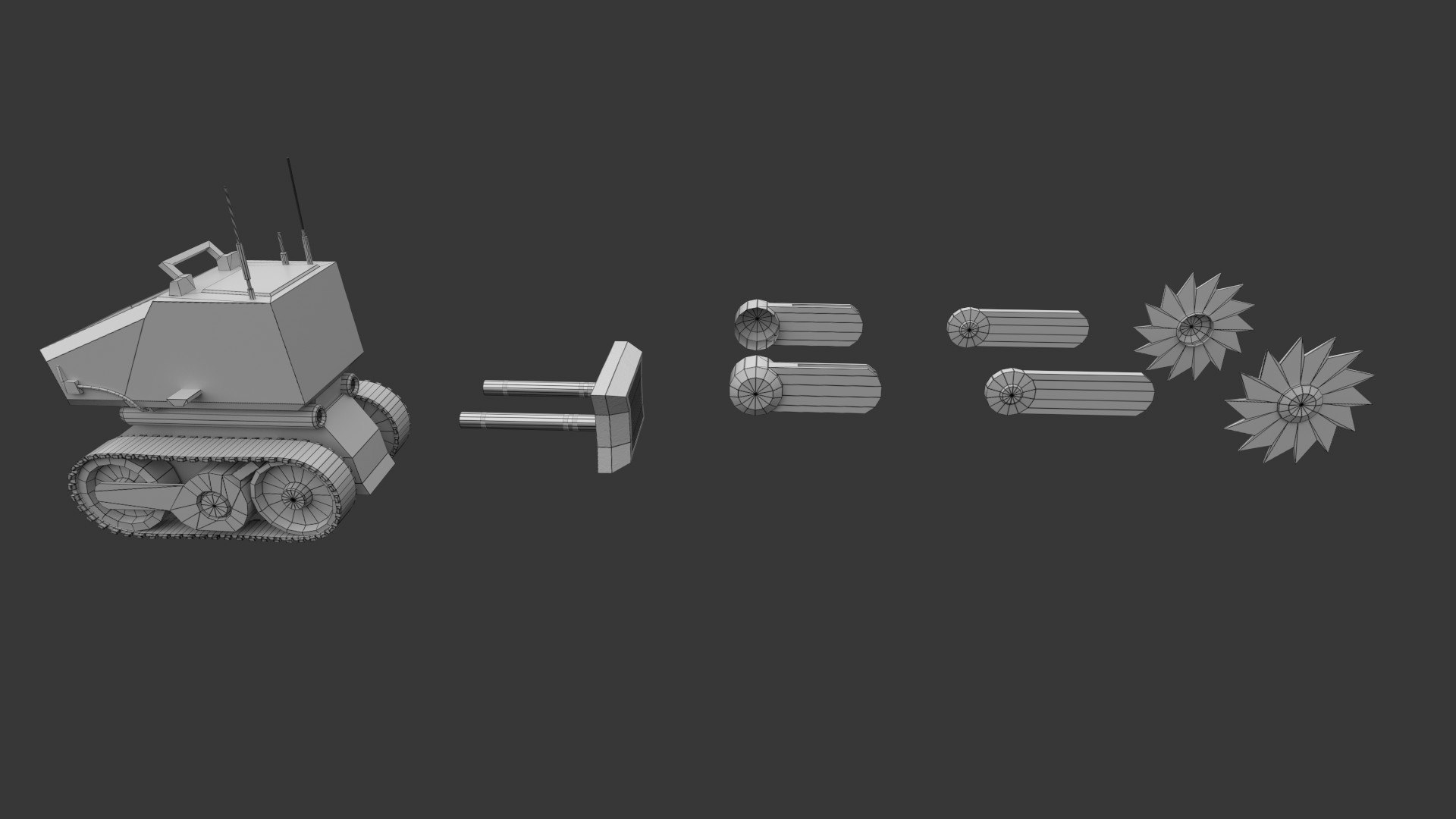 Battle Bot - Doom Saw 3D Model - TurboSquid 2389160