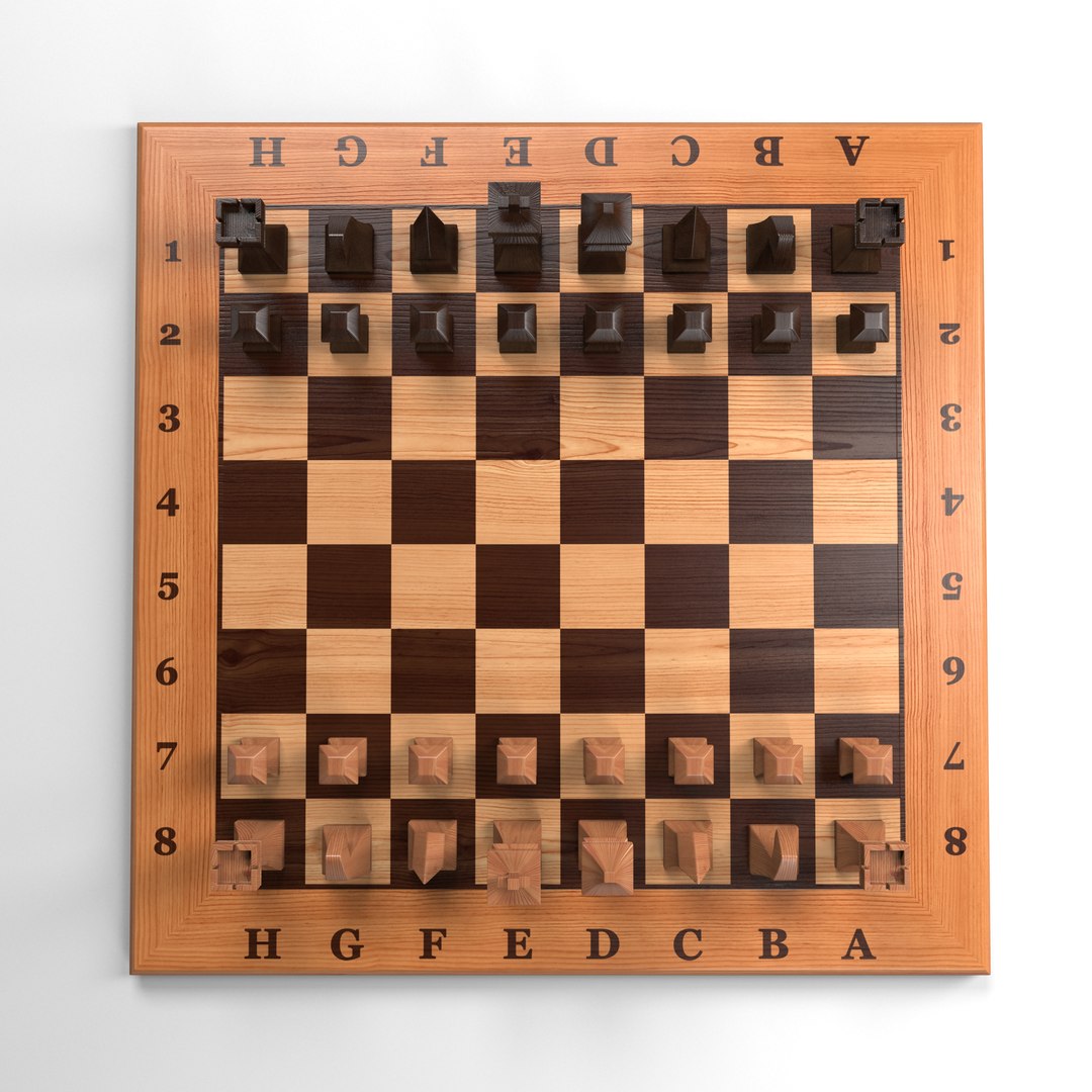 Chess Table 3 3d Model