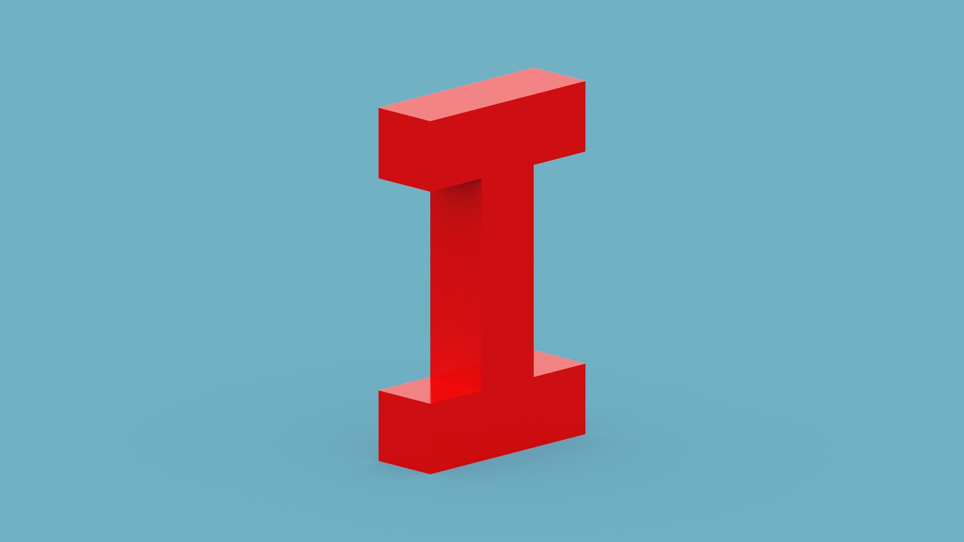 Pixel Letter I 3D Model - TurboSquid 1981302