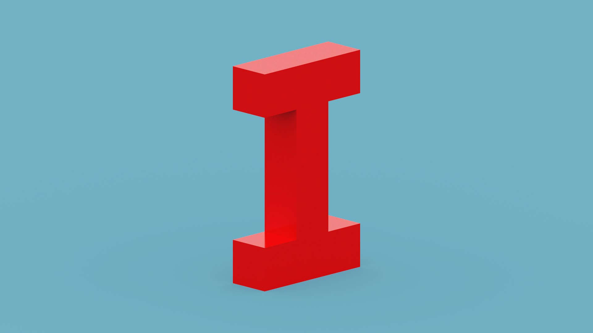 Pixel Letter I 3D Model - TurboSquid 1981302