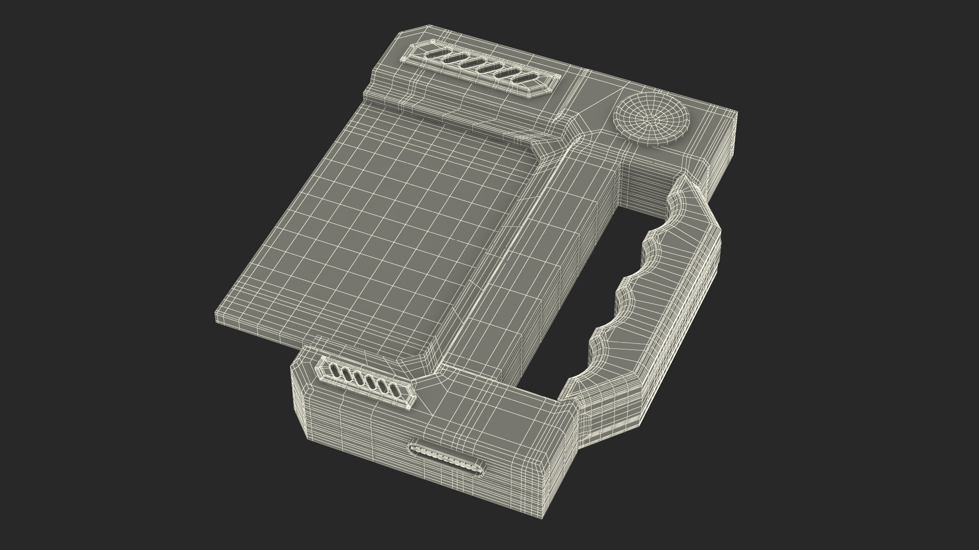 New Sci-Fi Phone Device Black 3D - TurboSquid 2121160