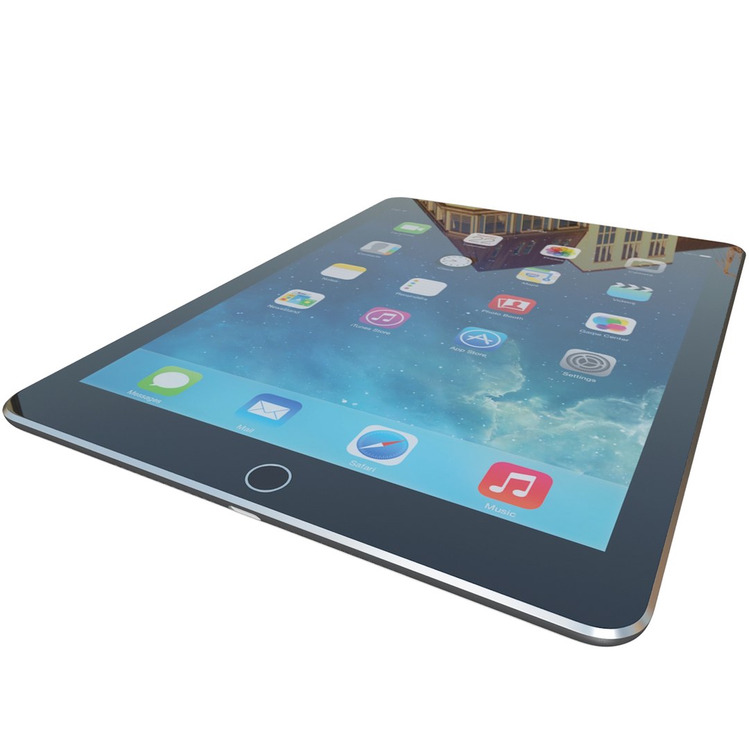 3d model realistic apple ipad air