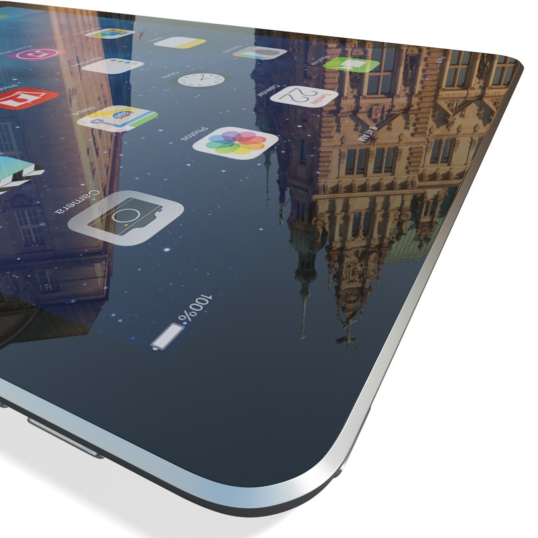 3d model realistic apple ipad air