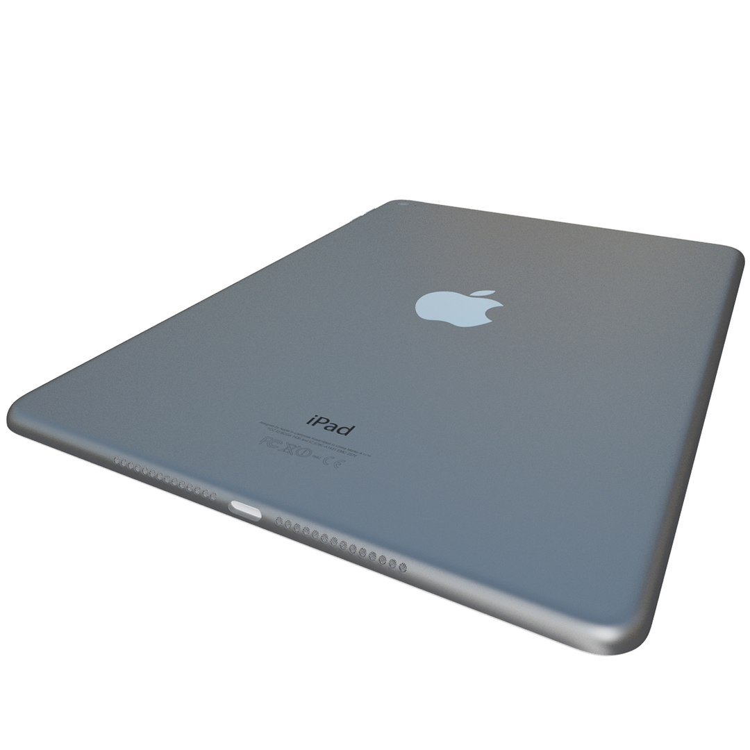 3d model realistic apple ipad air