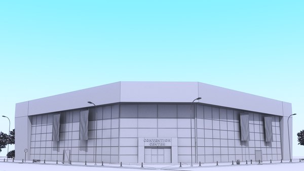 Congress centre 3D model - TurboSquid 1704782