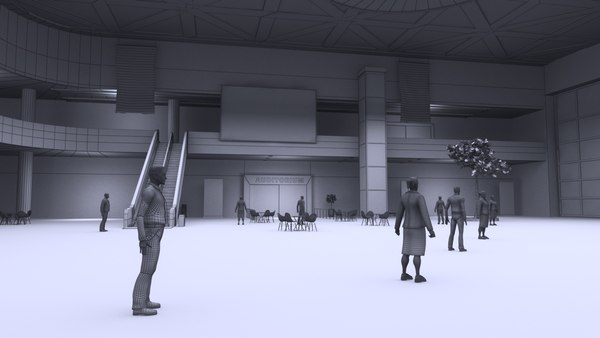 Congress centre 3D model - TurboSquid 1704782