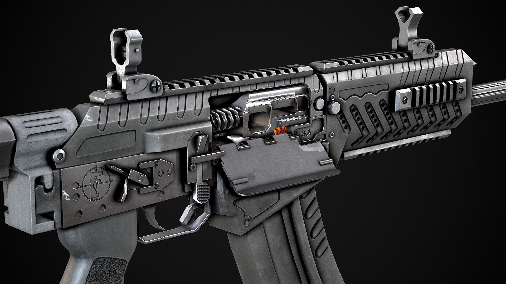 Fostech Origin 12 AAA Game Ready PBR Low-Poly 3D Model 3D Model ...