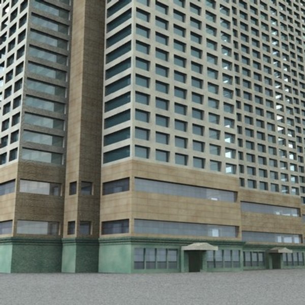 3d highrise building model