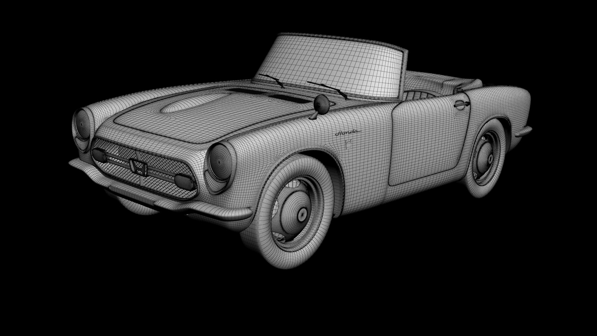 Honda S800 Model - TurboSquid 2266990