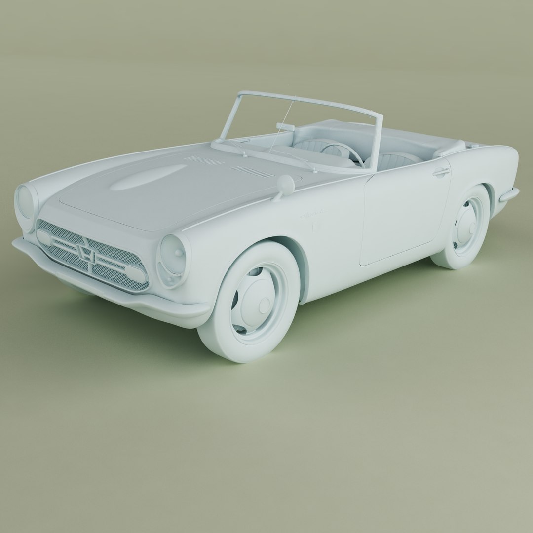 Honda S800 Model - TurboSquid 2266990