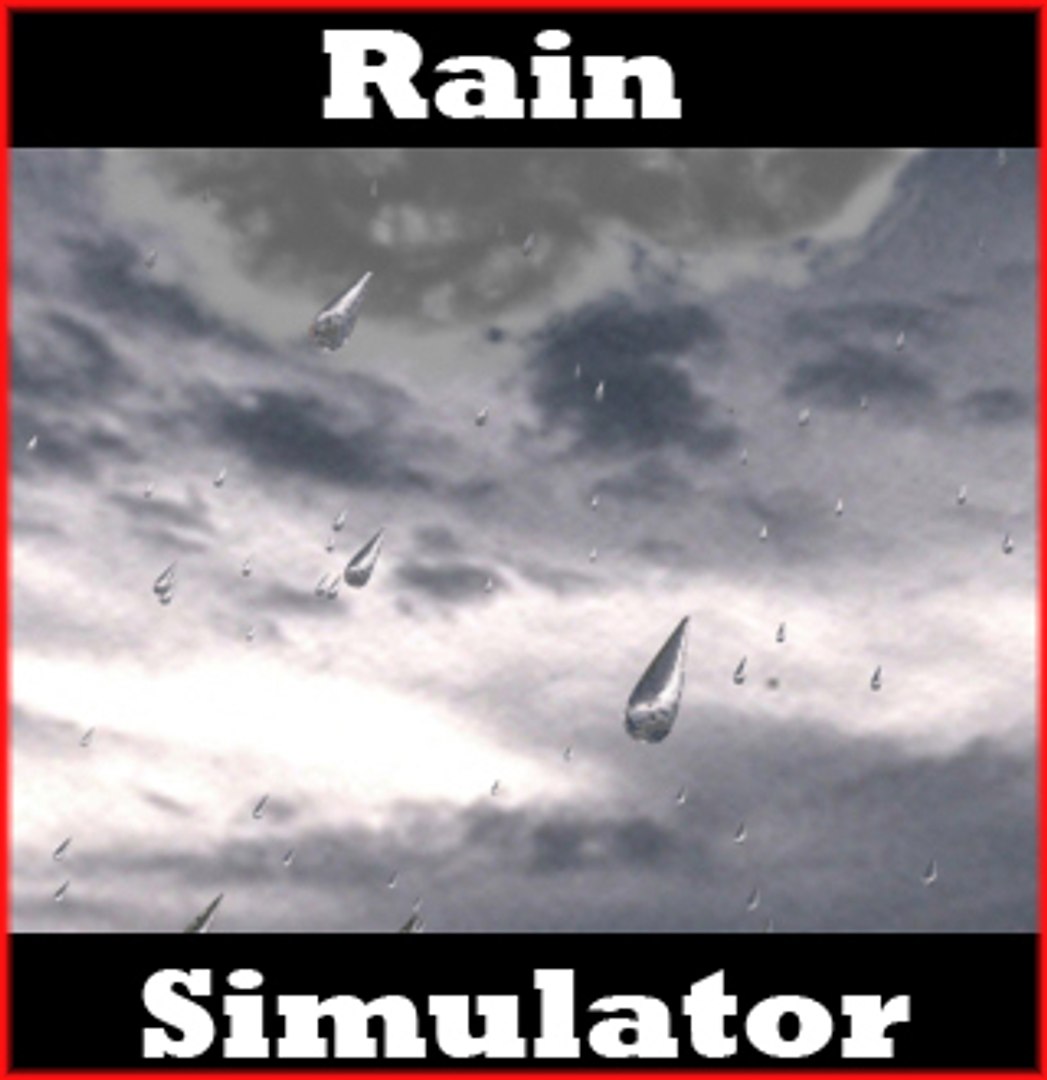 3d Rain Simulator