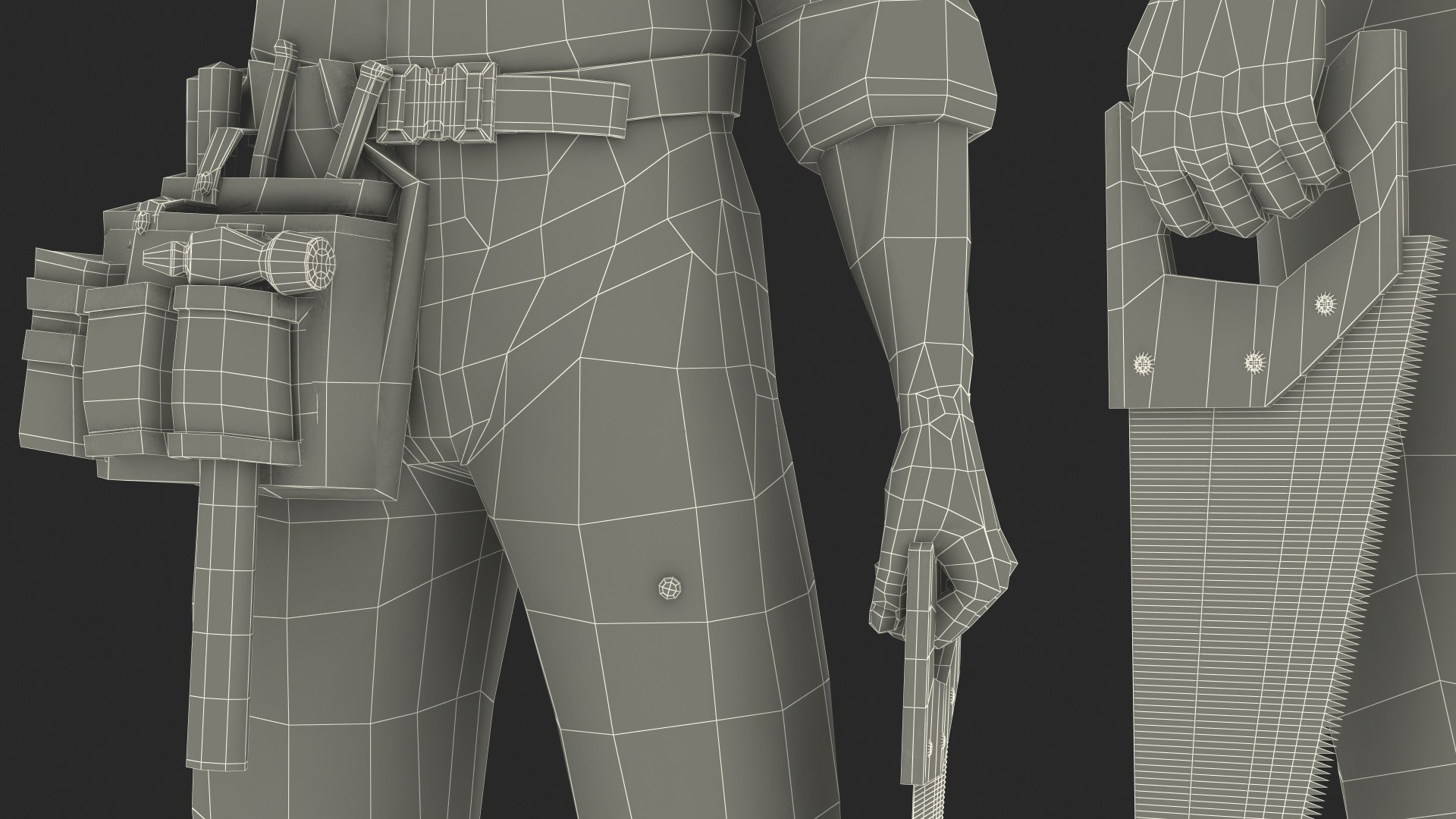 Afro American Carpenter Model - TurboSquid 1747736