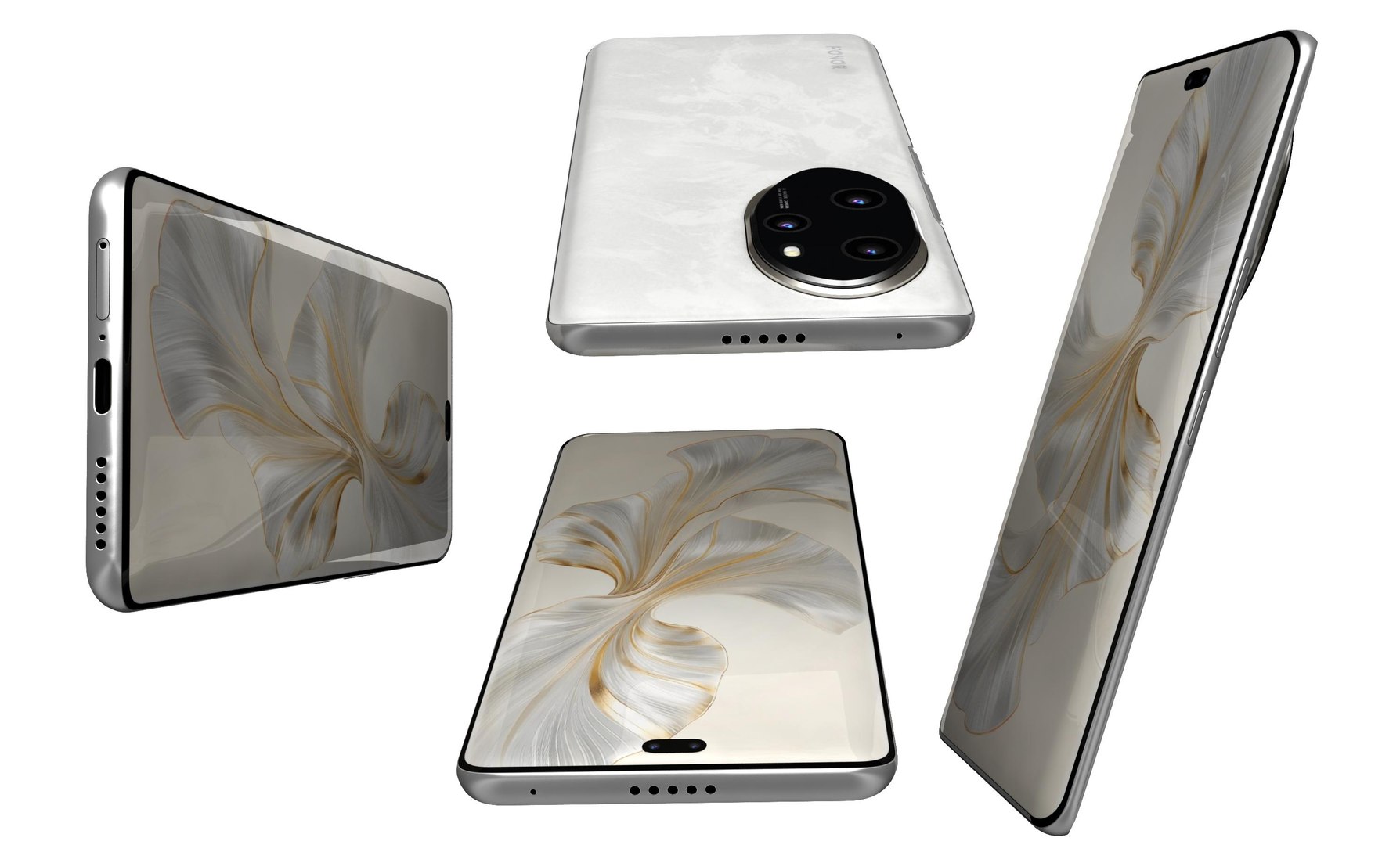 3D model Honor 100 Pro White - TurboSquid 2157559