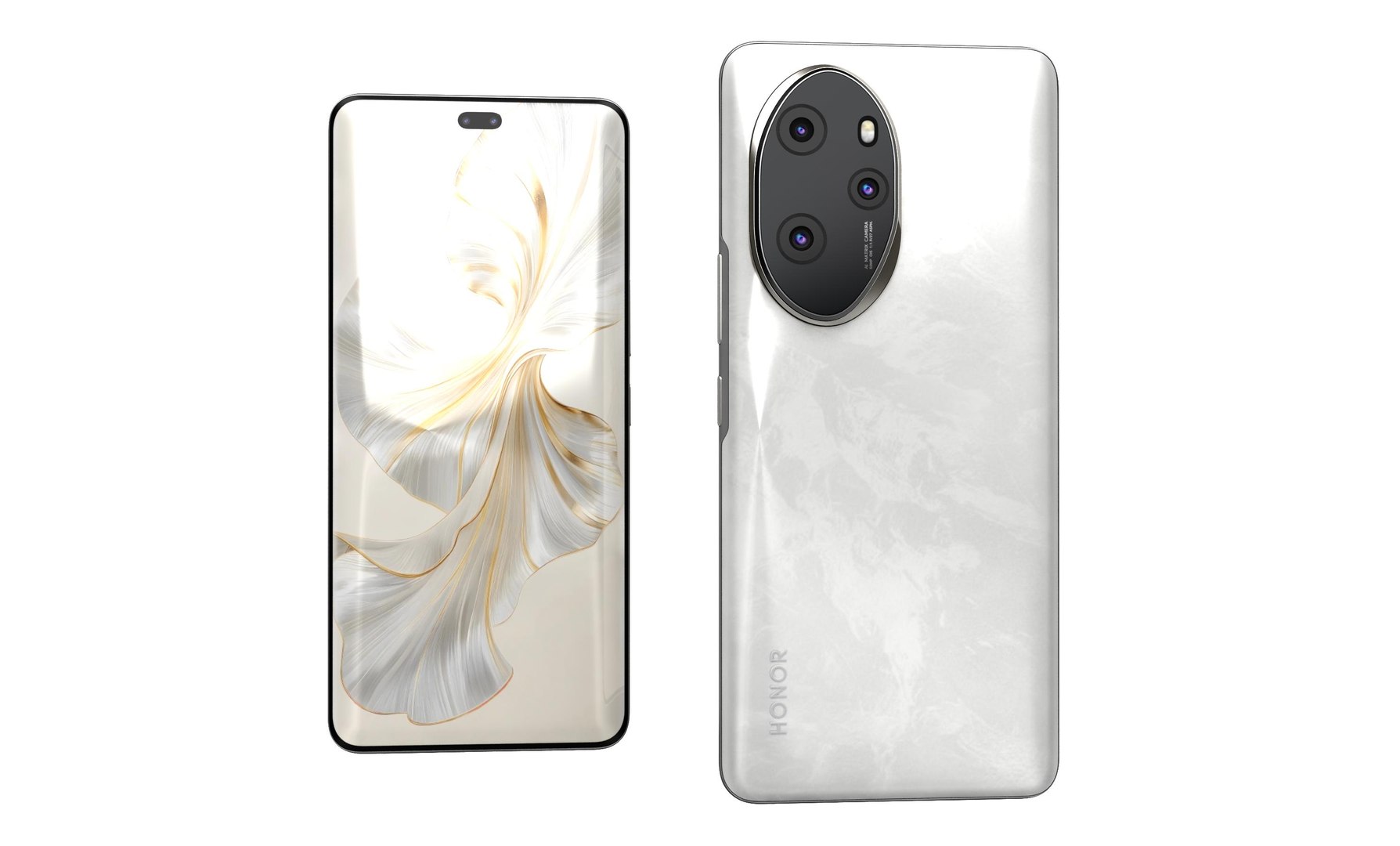 3D model Honor 100 Pro White - TurboSquid 2157559
