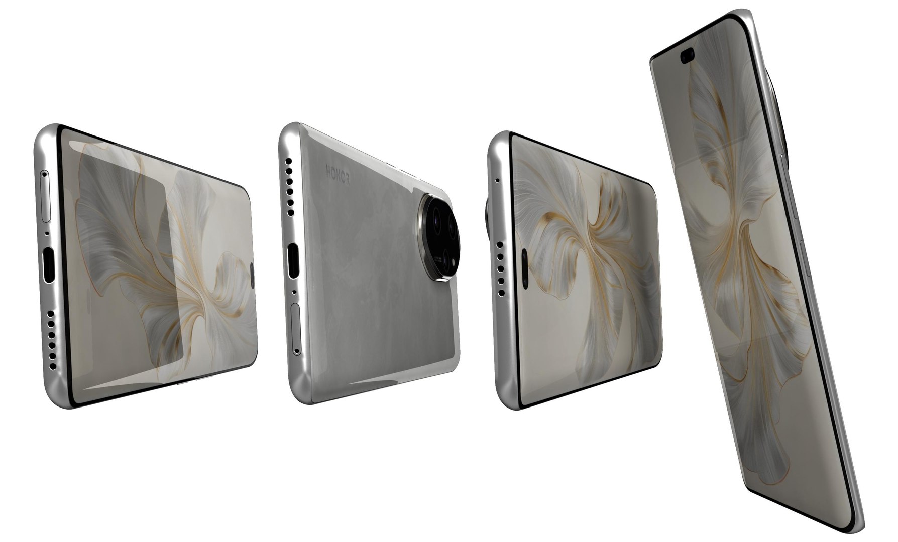 3D model Honor 100 Pro White - TurboSquid 2157559