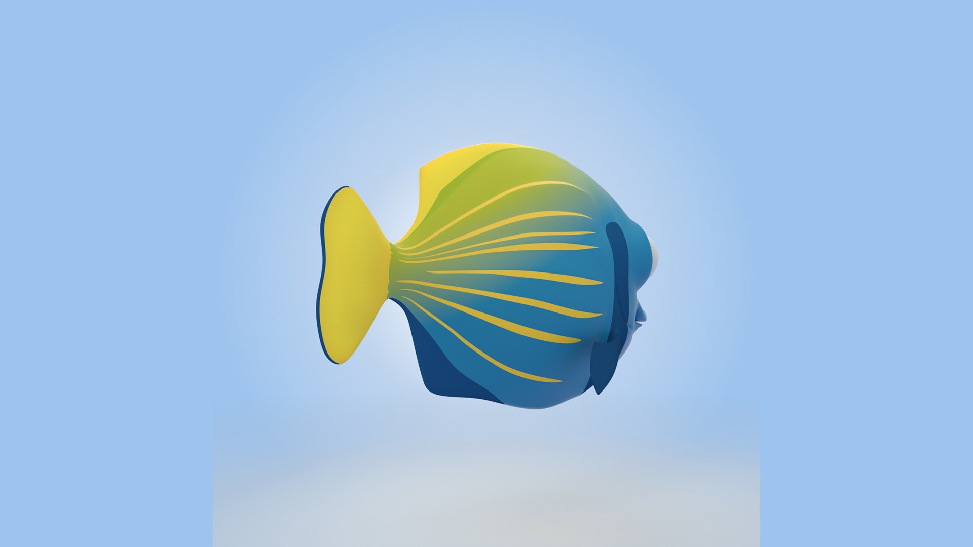 3D Model Emperor Angelfish - TurboSquid 2091231