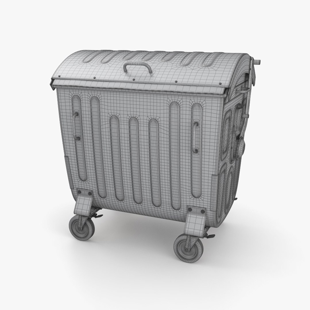 Waste Container 3D model - TurboSquid 1845884