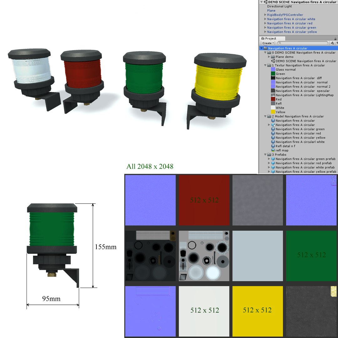 Navigation Fires Circular Right 3D - TurboSquid 1439308