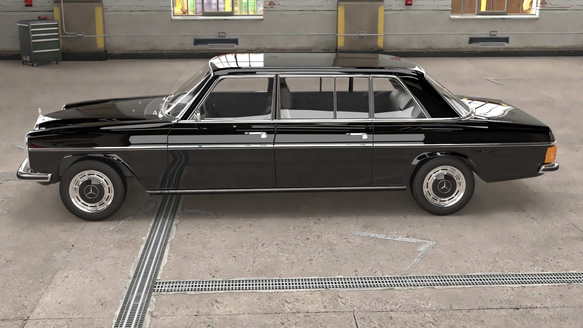 3D Model 1968-1975 Mercedes Benz W115 Limousine - TurboSquid 2021085