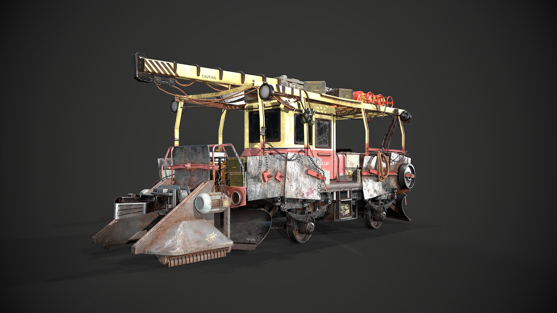 Railcar 3D Model - TurboSquid 2277013