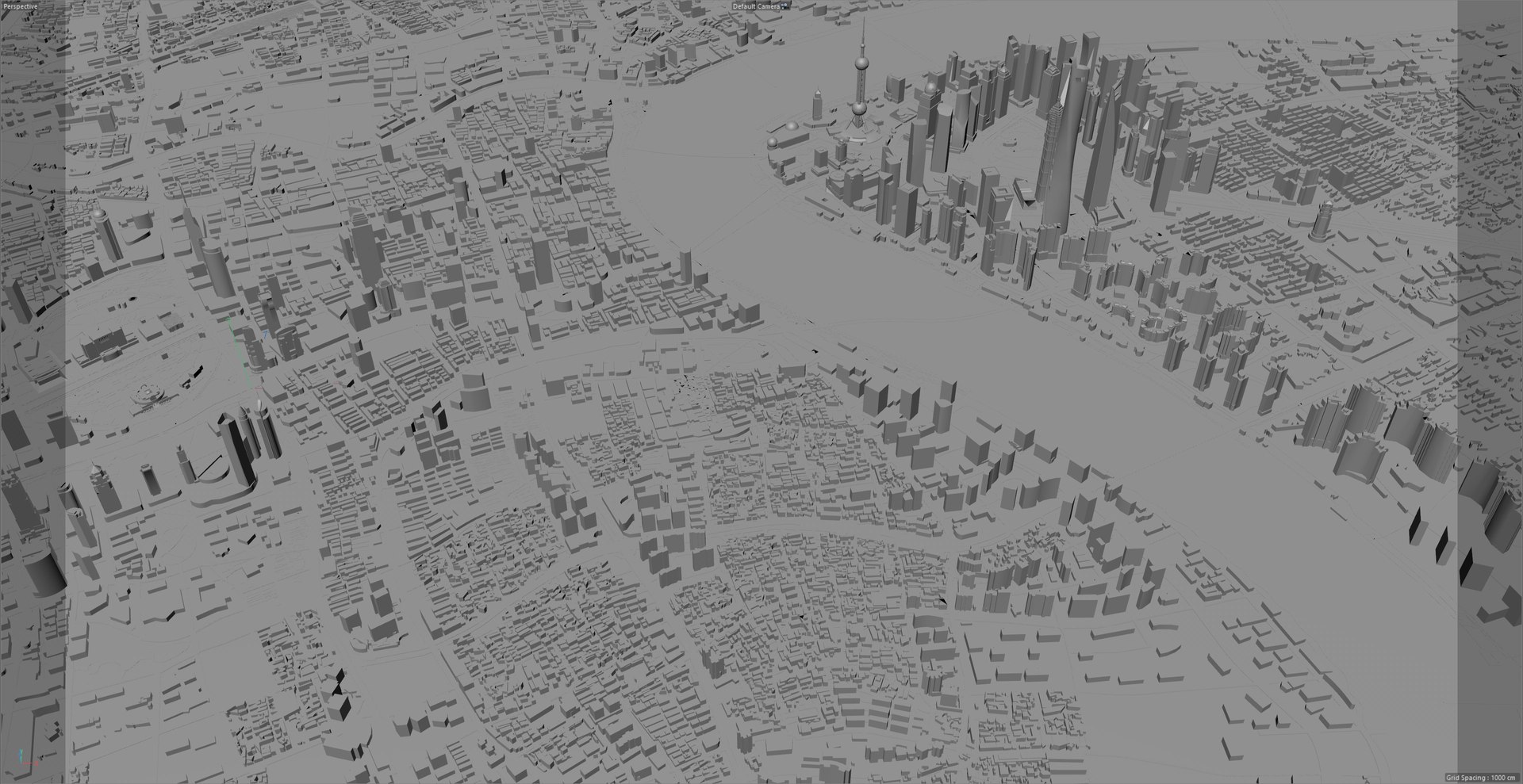 3D Shanghai Downtown China - TurboSquid 1989780