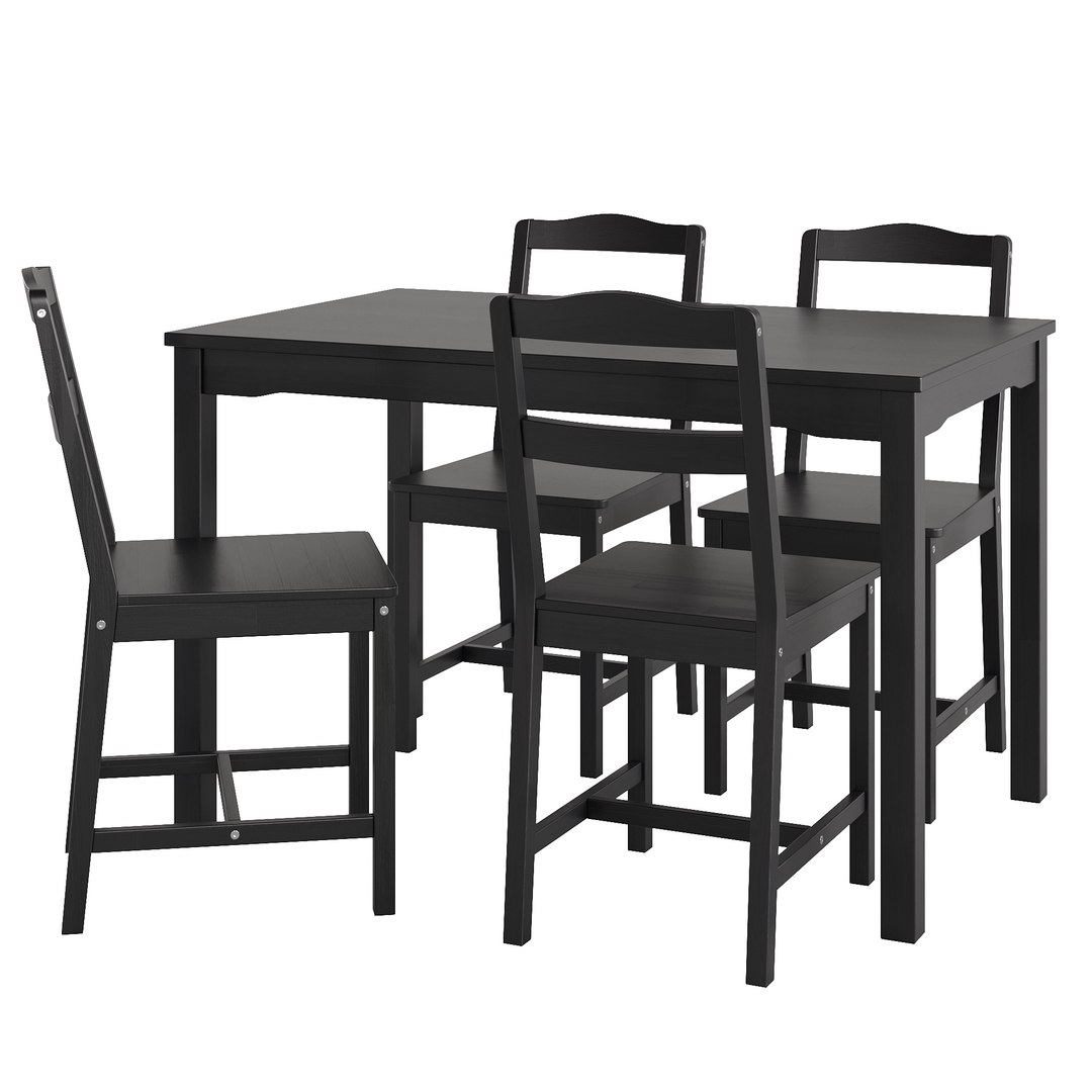 Table And Chair Hagernas 3D Model - TurboSquid 2370257
