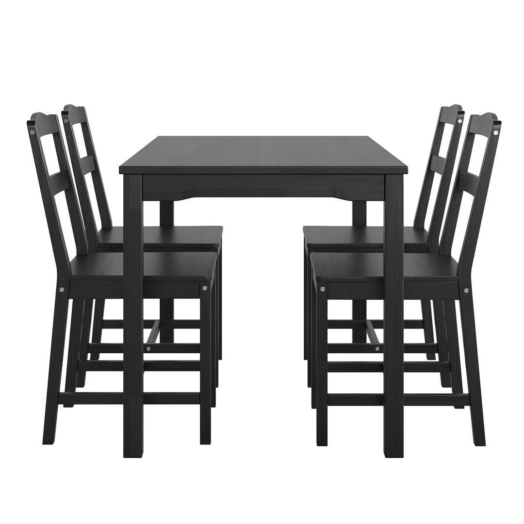 Table And Chair Hagernas 3D Model - TurboSquid 2370257