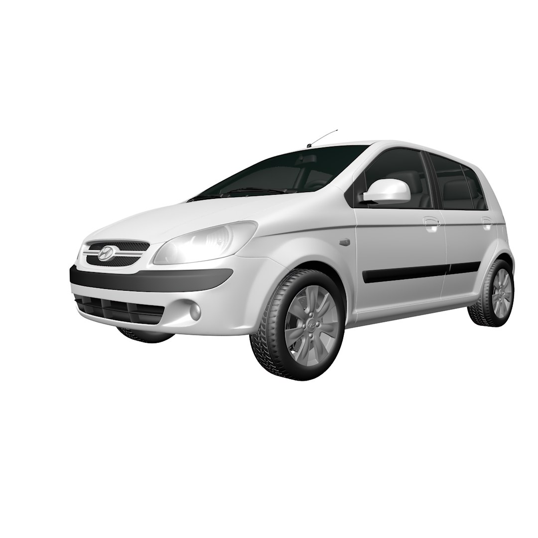 3D model Hyundai Getz - 2006 - TurboSquid 2138337