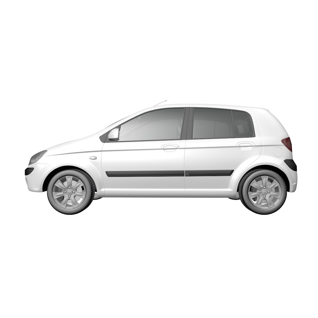 3D model Hyundai Getz - 2006 - TurboSquid 2138337