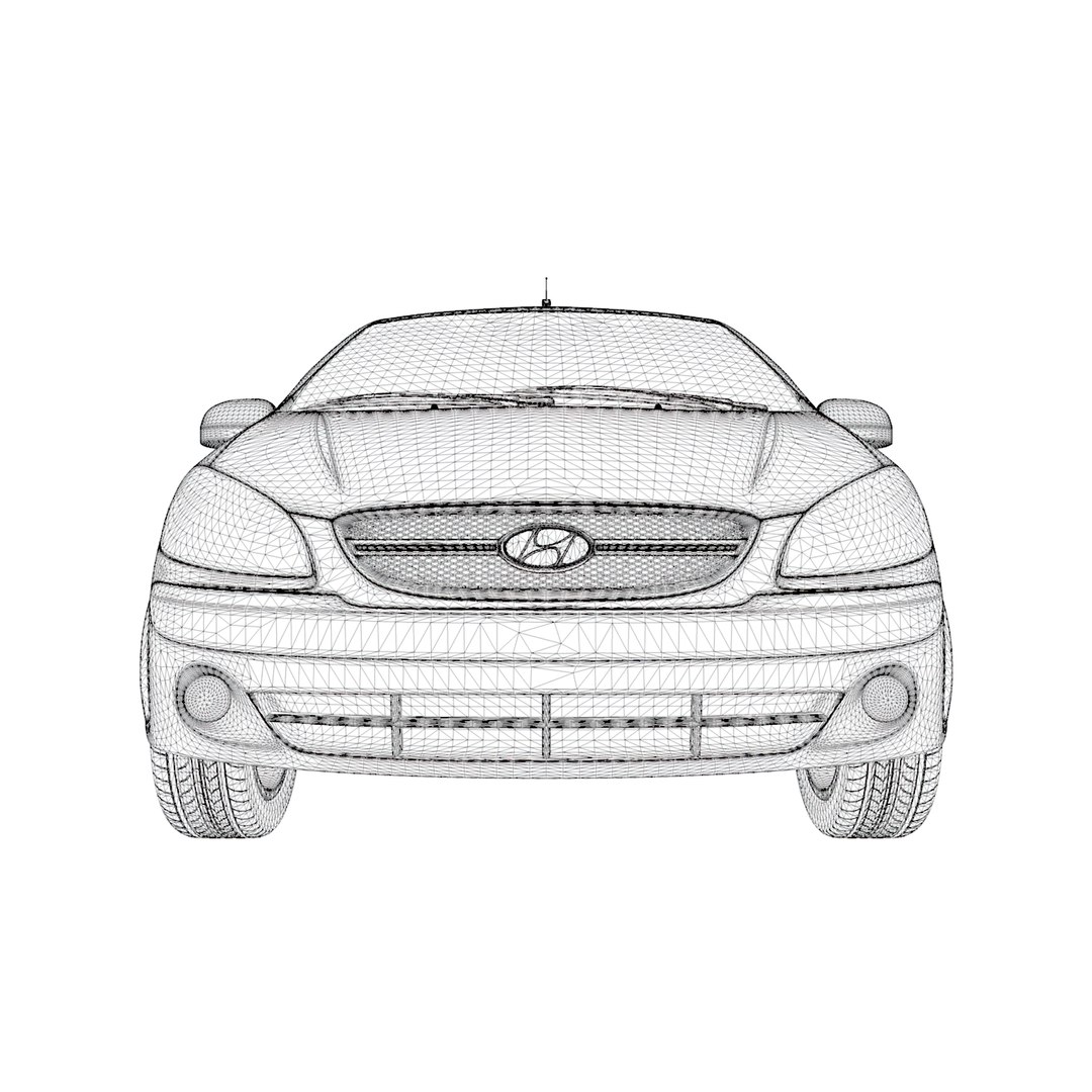 3D model Hyundai Getz - 2006 - TurboSquid 2138337
